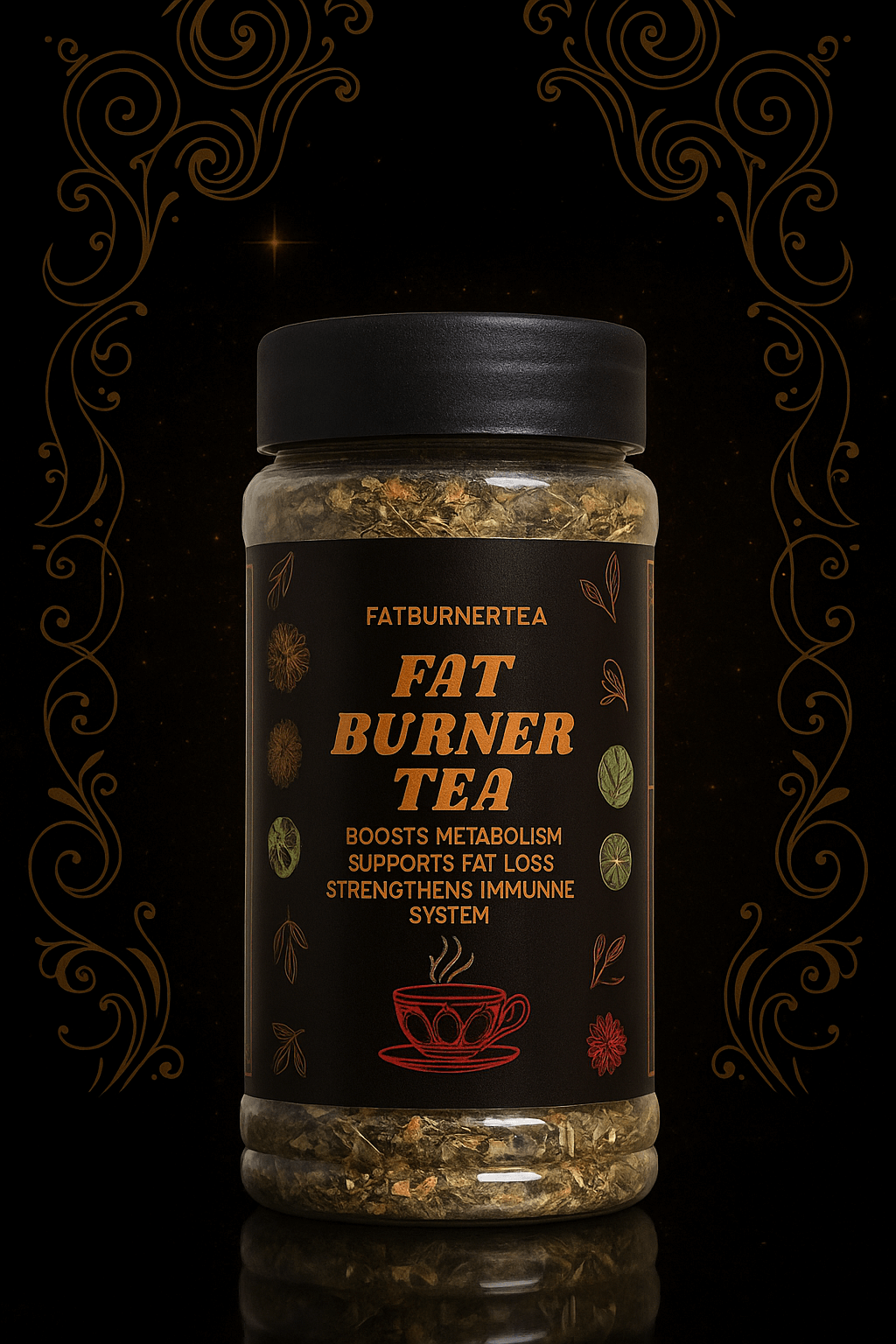 Fat Burner Tea 30 Days or 60 Scoops Pack - fatburnertea